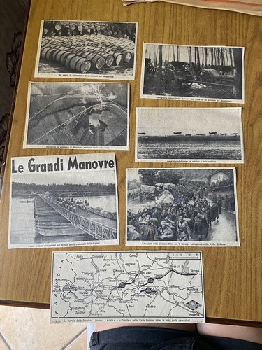 Lot of 16 newspaper clippings Black Shirts War Artillery Piedmont C2 | eBay