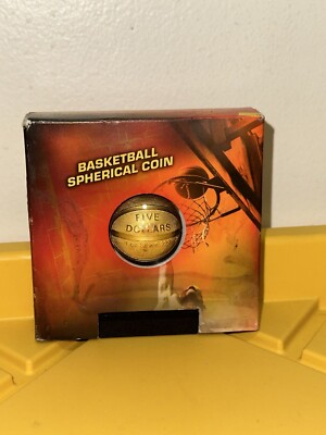 Samoa 5 Dollars, Basketball Spherical Coin, 1 oz .999 Silver, 2020, UNC ...