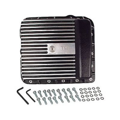 TCI TRANSMISSION PAN 4L60 4L60E 700R4 BLACK ALUMINUM DEEP CAPACITY ...