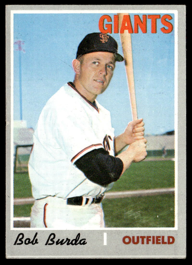 1970 Topps #357 Bob Burda Baseball San Francisco Giants | eBay