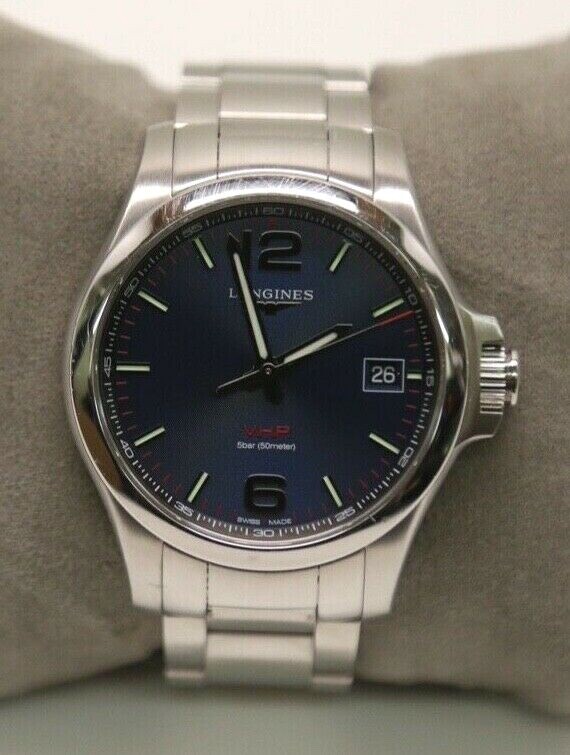 Longines Conquest VHP Men's Quartz Blue Dial Stainles… - Gem