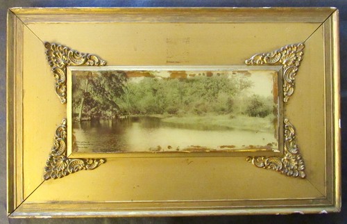 ALFRED S. CAMPBELL ORIGINAL1899 COLOR PHOTO BUCOLIC RIVER, ART NOUVEAU ...