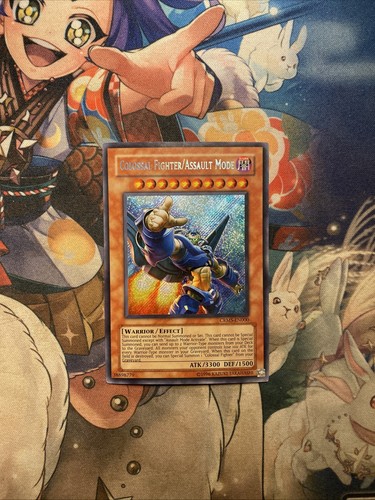 Colossal Fighter/Assault Mode - CRMS-EN000 Secret Rare VLP Yugioh Card ...