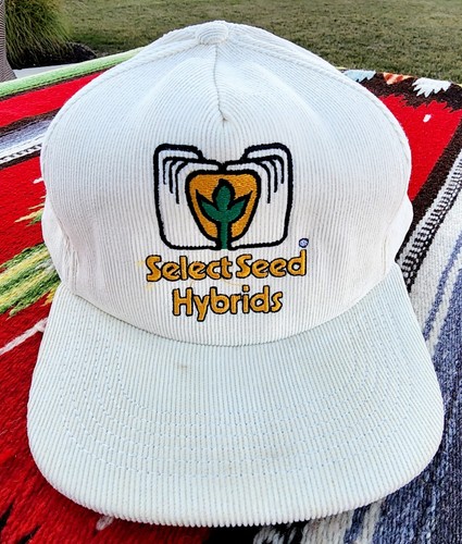 Select Seed Hybrids Embroidered Corduroy Trucker Hat Cap SnapBack USA ...