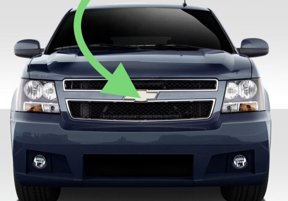 Front Grille Bowtie Emblem Gold 07-14 CHEVY Avalanche Suburban Tahoe ...