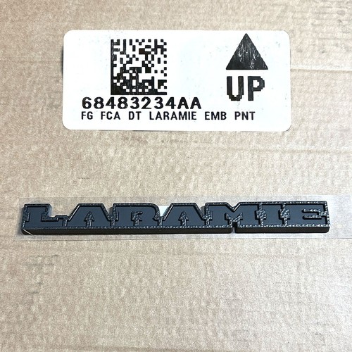 NEW OEM MOPAR 2019-2023 RAM 1500 BLACK LARAMIE TAILGATE BADGE EMBLEM ...