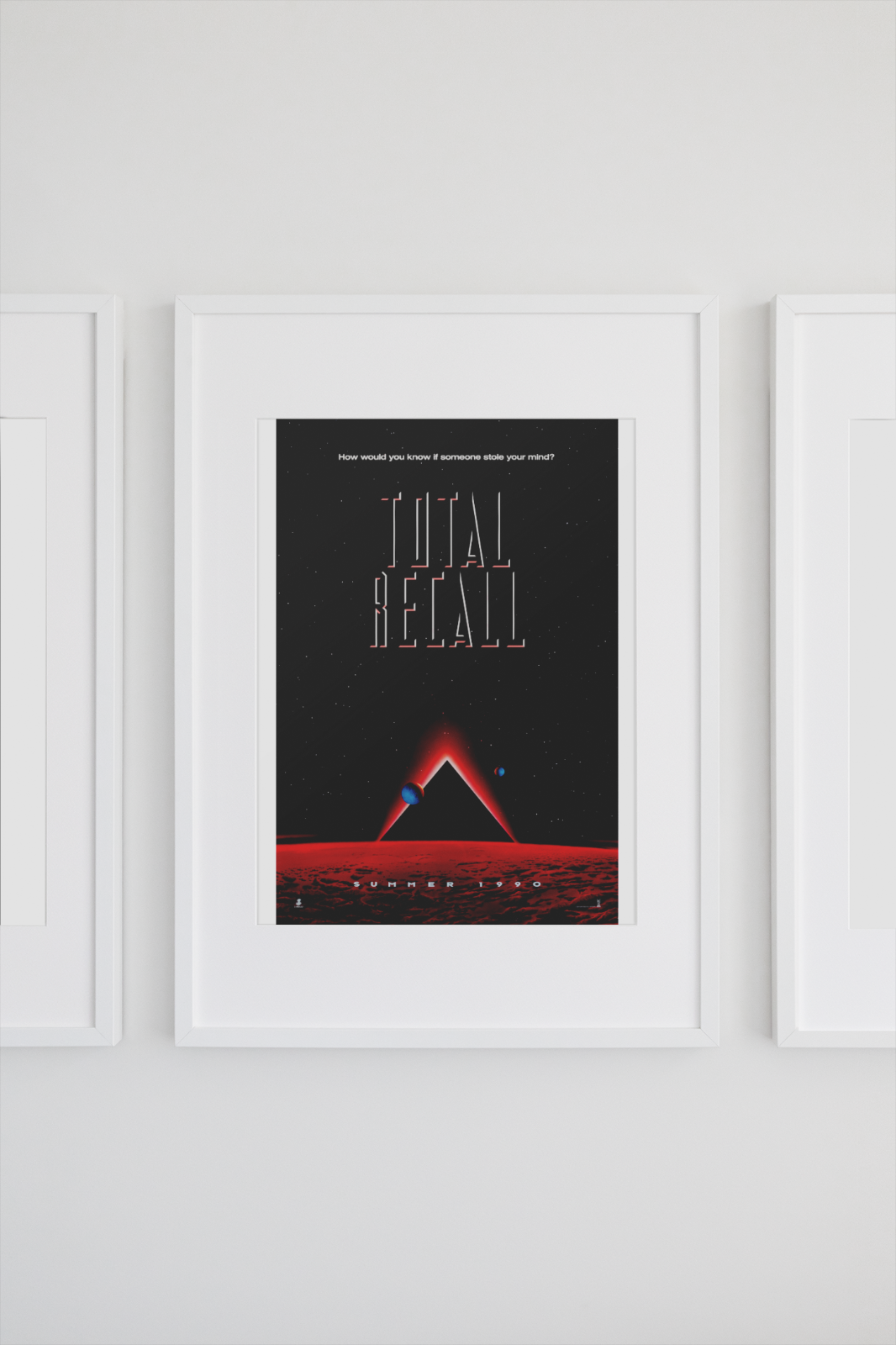 NEW Total Recall 90's Movie Poster Print Canvas FREE SHIPPING ...