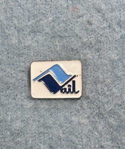 Vail Souvenir Vintage Skiing Lapel Pin Colorado Resort Ski Badge Jacket ...