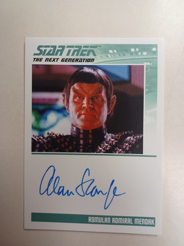 Alan Scarfe 2022 Star Trek The Next Generation - Auto - Romulan Admiral ...