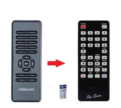 Replacement Dedicated Remote Control For Orbitsound Soundbar T12,T12v3 ...