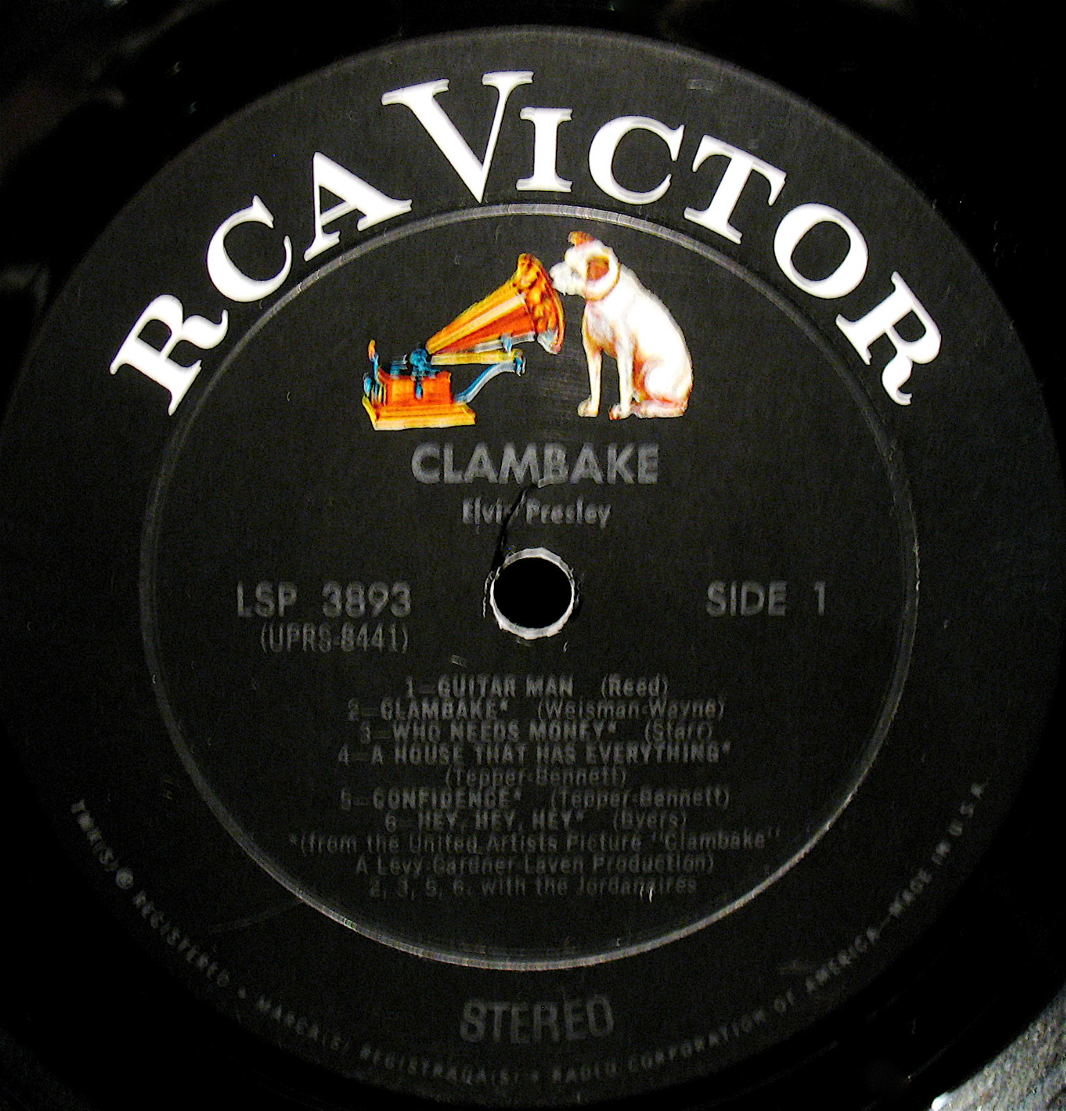 ELVIS PRESLEY-CLAMBAKE-Film Soundtrack Album w/Bonus Photo-RCA VICTOR # ...