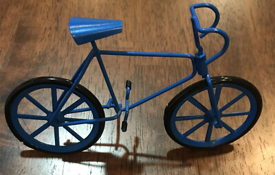 Diecast Bicycle Model Toys Cycle Bike Replica Cycling Blue Black Metal ...