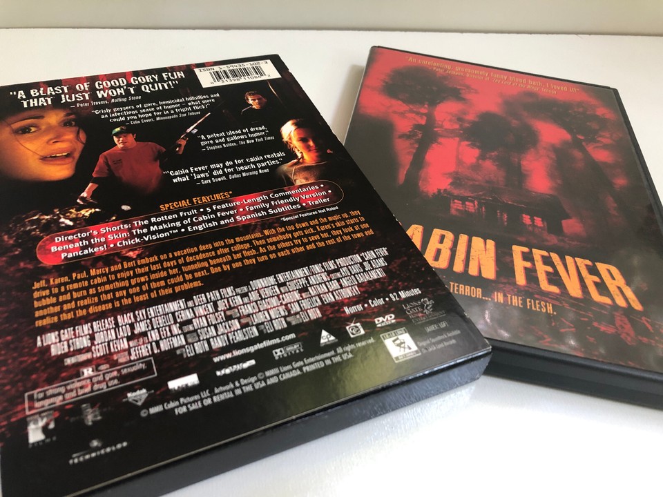 CABIN FEVER (DVD, 2004) Jordan Ladd, James DeBello • Horror ORIGINAL ...