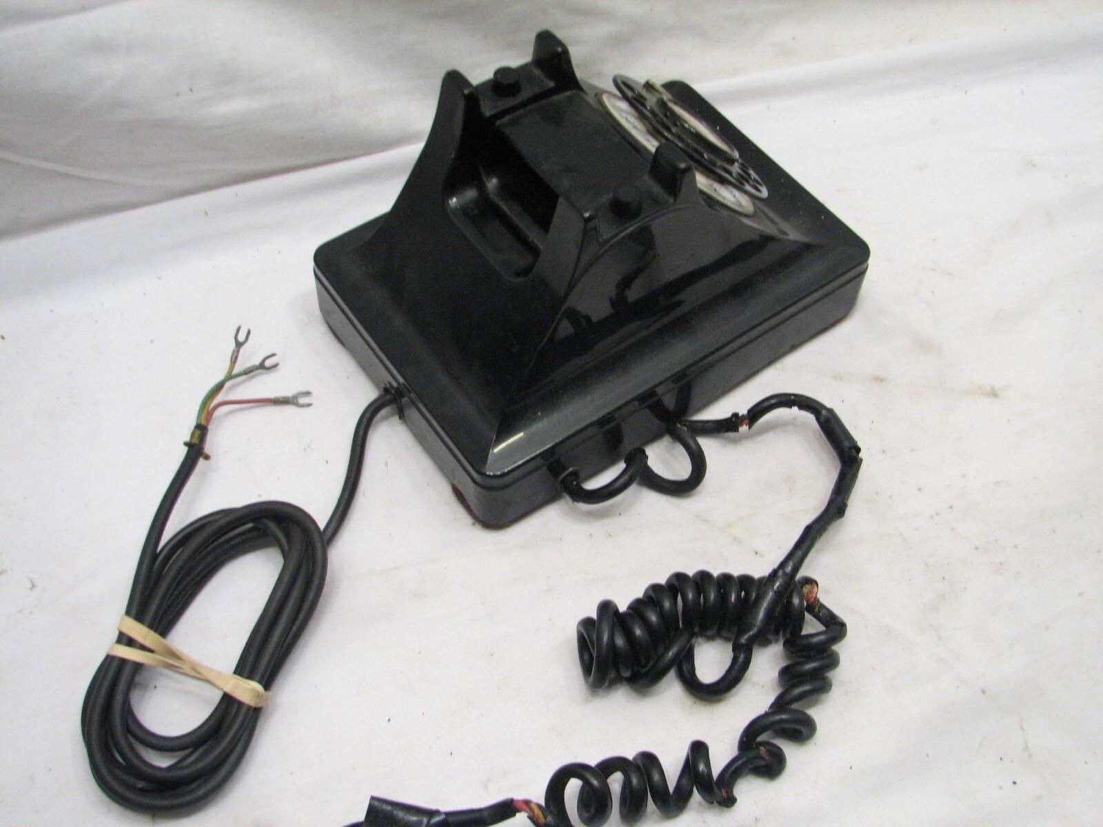 Bell System Western Electric Art Deco Rotary Phone Pyramid Desk ...