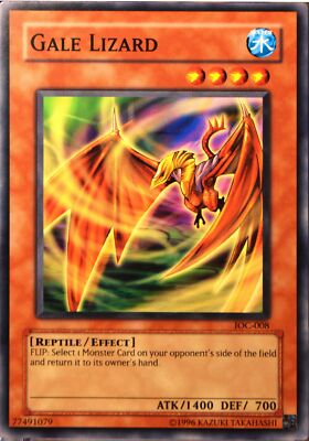 carte YU-GI-OH IOC-008 Gale Lizard NEUF | eBay