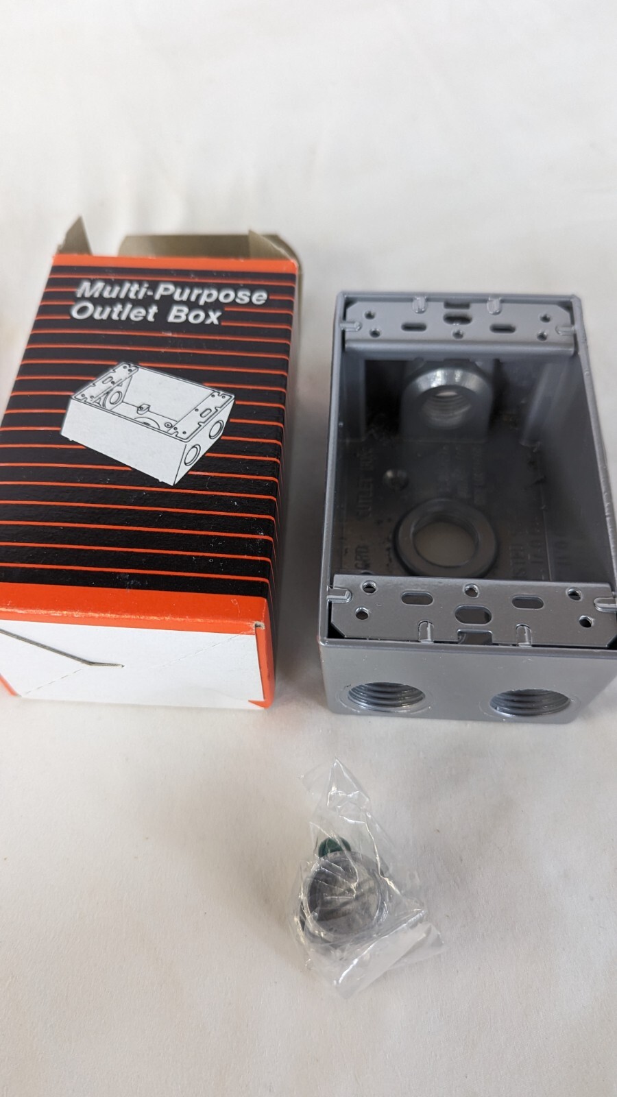 BWF / TEDDICO B5-2 1/2" 4 HOLE 1 GANG WEATHERPROOF ELECTRICAL BOX | eBay