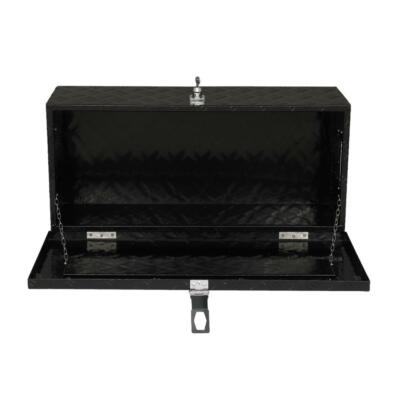 30" Black Aluminum Underbody Trunk Bed Trailer Tool Box Storage w/Lock ...