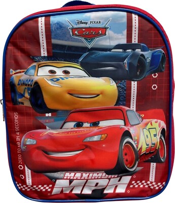 Disney Cars Lighting McQueen Toddler Backpack School Bookbag Boy Kids ...