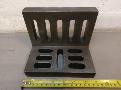 Cast Iron Angle Plate 7 x 5 1/2 x 4 1/2 inches | eBay UK