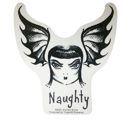 Archaic Smile Naughty Gothic Fairy Long Lasting Window Decal Sticker | eBay
