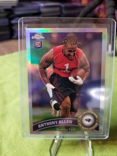 2011 TOPPS CHROME REFRACTOR ANTHONY ALLEN ROOKIE #118 RAVENS RC NFL | eBay