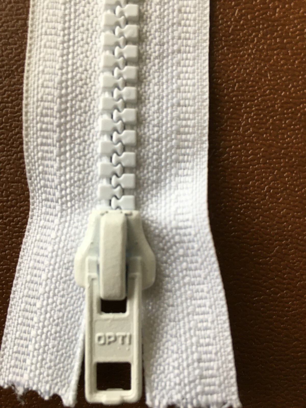 OPTI P60 Sport Open & Closed End #5 Zips Chunky Plastic Teeth Zipper ...