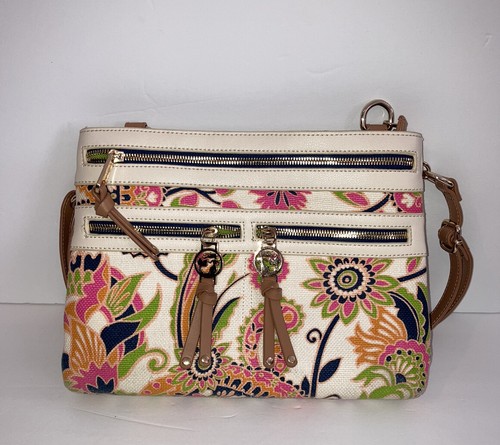 Spartina 449 Purse Sautuskie Island Paisley Pink Green Print | eBay