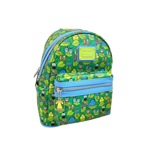 Loungefly Disney Pixar A Bug’s Life AOP Mini Backpack Green Disneyworld ...
