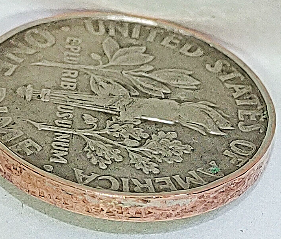 2018 P Dime Error Coin No Reeded Grooved Edge Smooth All the Way Around ...