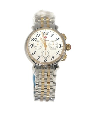 Michele Fluette Diamond Two Tone Stainless Steel Watch MW24A01C5966 | eBay