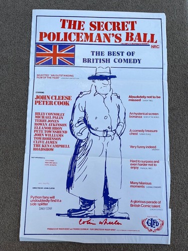 THE SECRET POLICEMAN'S BALL original poster | eBay