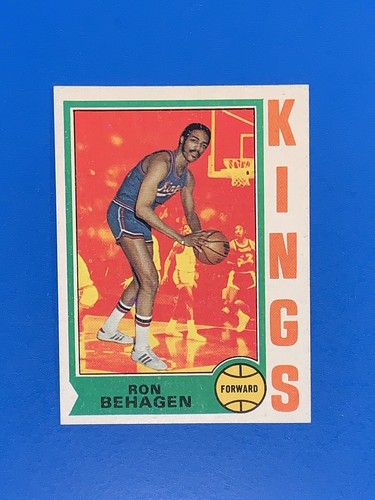 1974-75 Topps Ron Behagen Basketball Card #11 Kansas City Kings Set ...