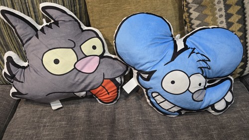 Universal Studios Simpsons The Itchy and Scratchy Show Plush Pillows | eBay