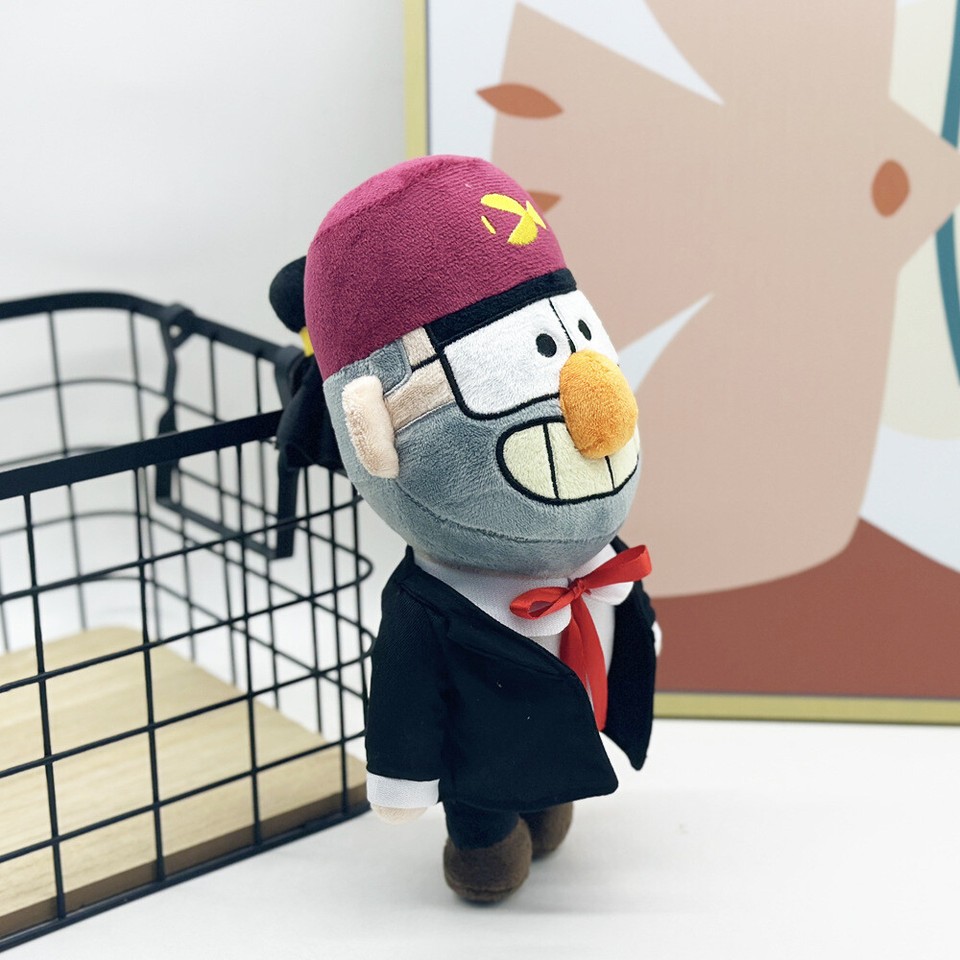25CM Grunkle Stan Gravity Falls Cartoon Stuffed Animal Figure Plush ...