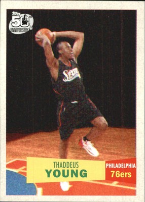 2007-08 Topps 1957-58 Variations #122 Thaddeus Young - NM-MT | eBay
