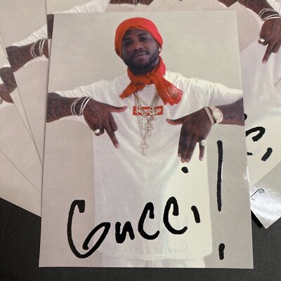 SUPREME Sticker Gucci Mane Signature 100% Authentic , New Brick Squad ...