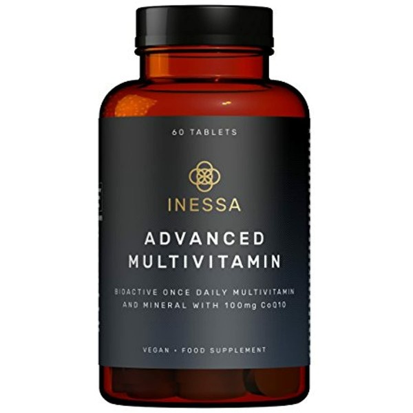 Inessa Bioactive Advanced Multivitamin 60 Tablets Vegan Dietary ...