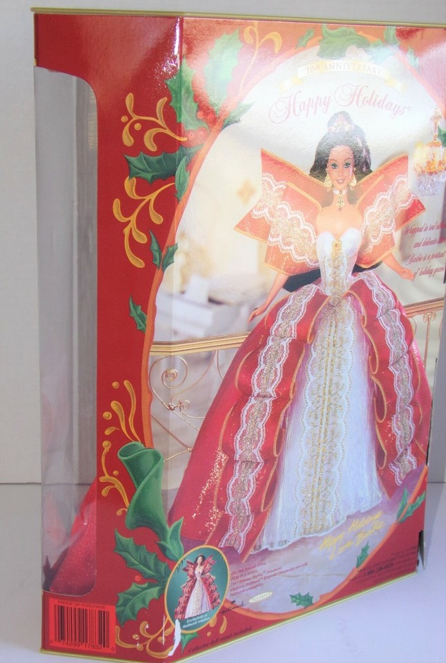 Barbie Happy Holidays Special Edition 1997 Red Ribbons Lace 10th ...
