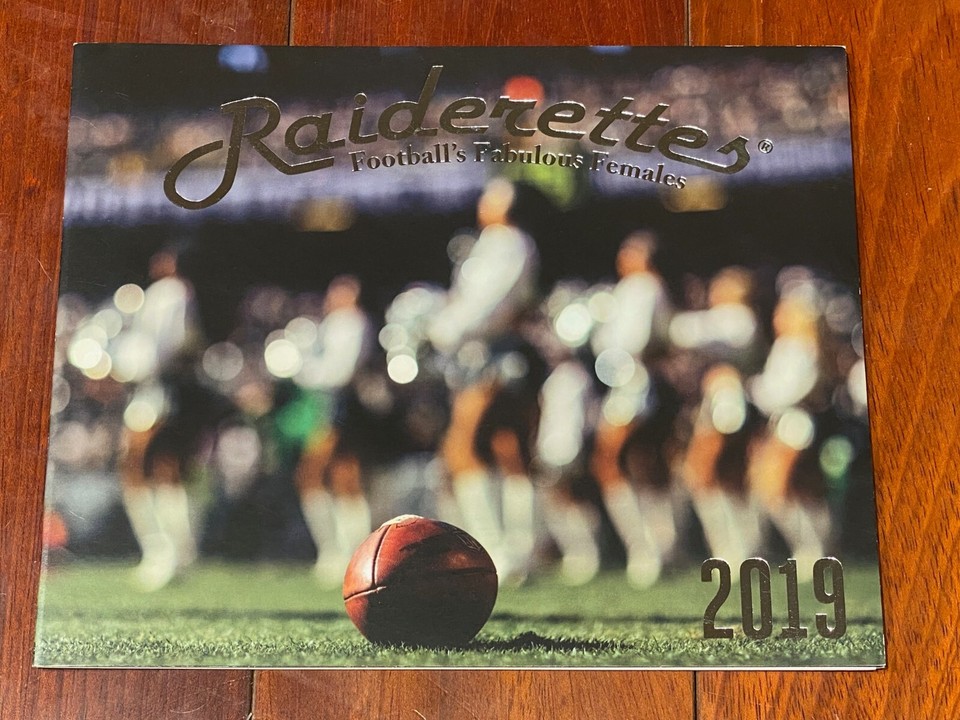 OAKLAND RAIDERETTES ENTIRE TEAM SIGNED 2019 SQUAD SHOT POSTER BOOK 3 ...