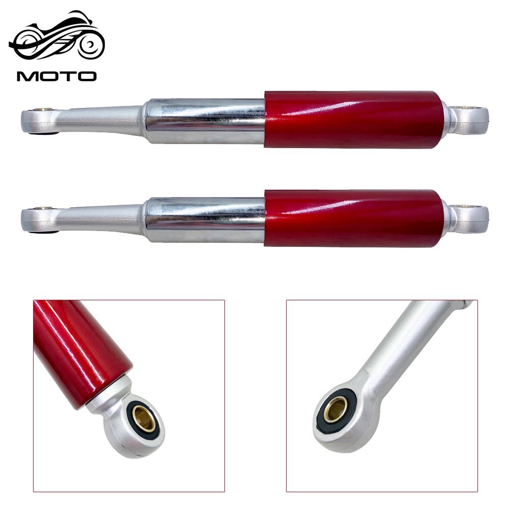 Red & Chrome Shocks 345mm (13.5") For S65 CL/CT70 XL75 CL/CT/CM/S90 ...