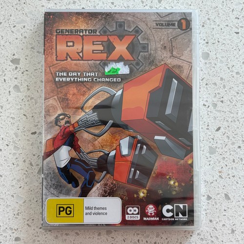 Generator Rex Volume 1 DVD The Day That Everything Changed PAL 4 New ...