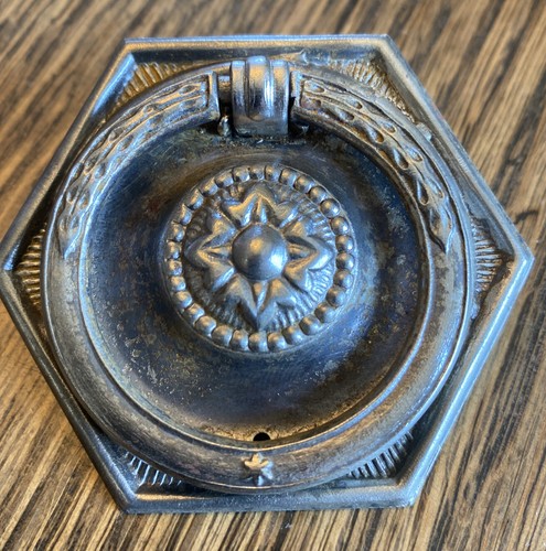 Antique Drawer Pulls Victorian Single Screw Bail Pull 2 1/2" Hexagon | eBay