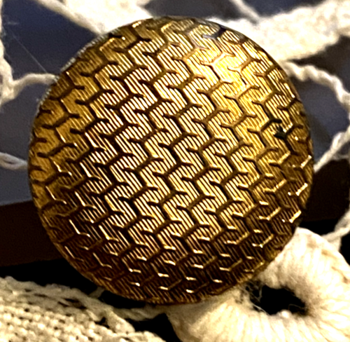 Golden Age France? backmark Extra Fein domed 5/8ths Fancy Gold Design ...