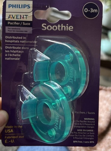 Philips AVENT Super Soothie Pacifier 3 months green pack of 2 | eBay