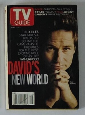TV Guide Magazine April 17 1999 David Duchovny New York Metro Ed. No ...