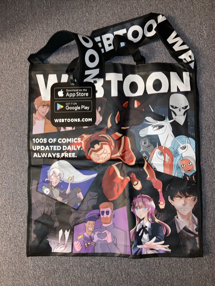 WEBTOON Bag Shoulder Oversized Backpack SDCC NYCC LACC Comic Con 2024 Exclusive | eBay