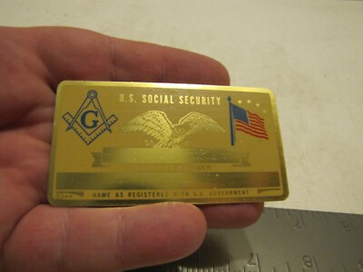 Engraving - Metal Social Security Card