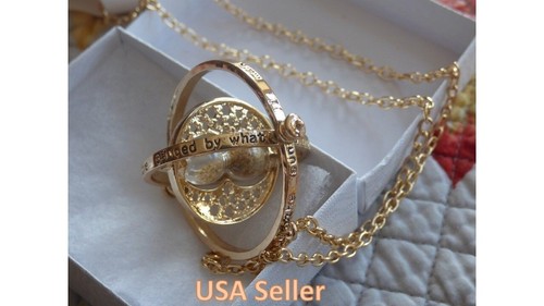 New Harry Potter Hermione Converter Time Turner Sand Spin Necklace ...