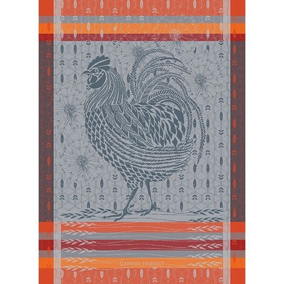 Garnier Thiebaut French Country Chicken Kitchen Tea Dish Towel LE COQ ...