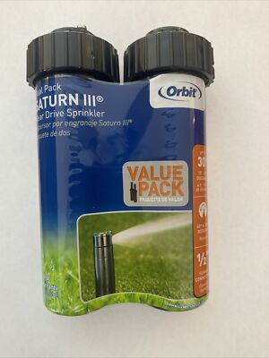 Orbit Saturn III Pop-Up Gear Driven Rotor Sprinkler Head Dual Pack ...